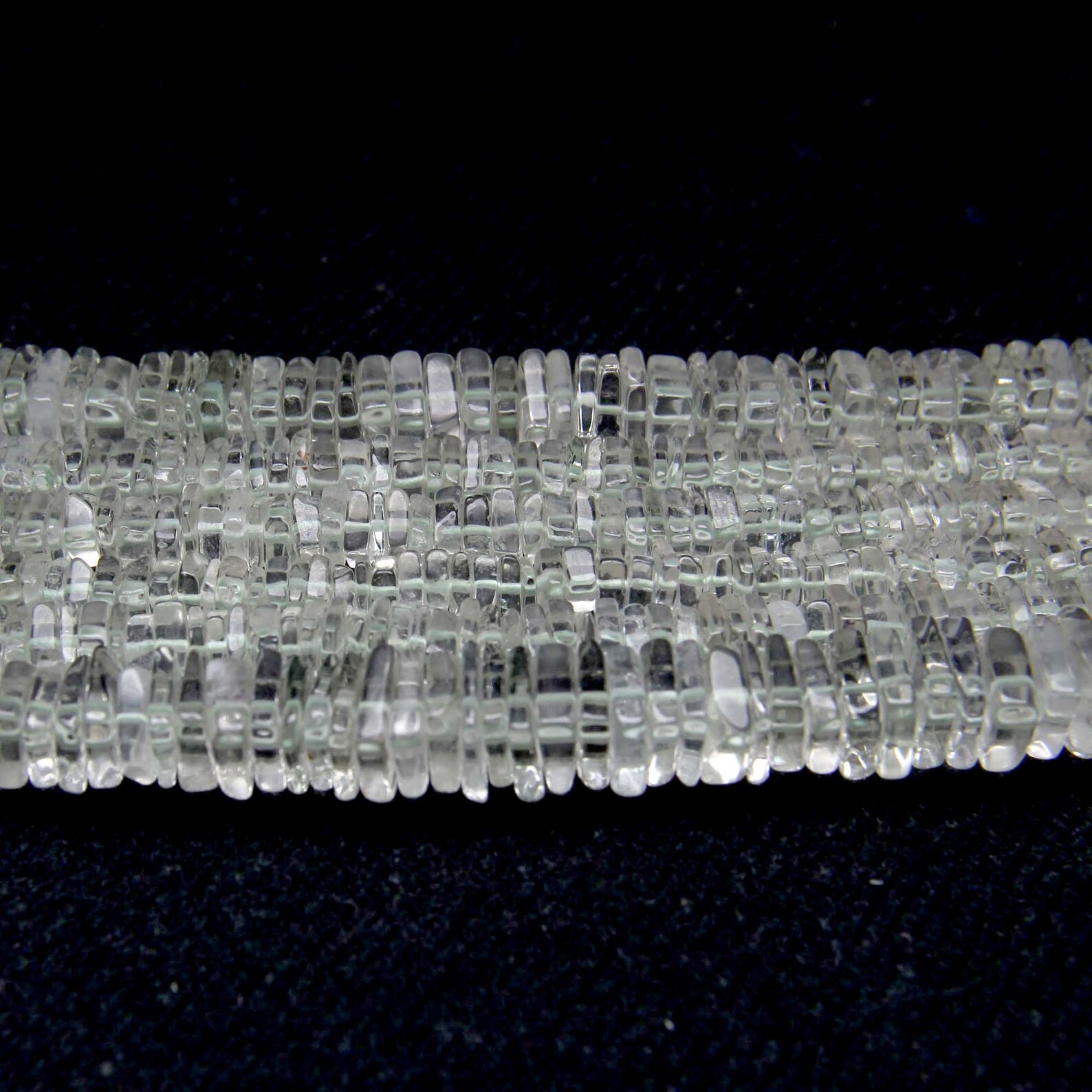 Natural Crystal Quartz Square Shape Beads-Square Heishi | Etsy