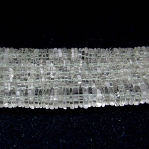 Natural Crystal Quartz Square Shape Beads-square Heishi - Etsy