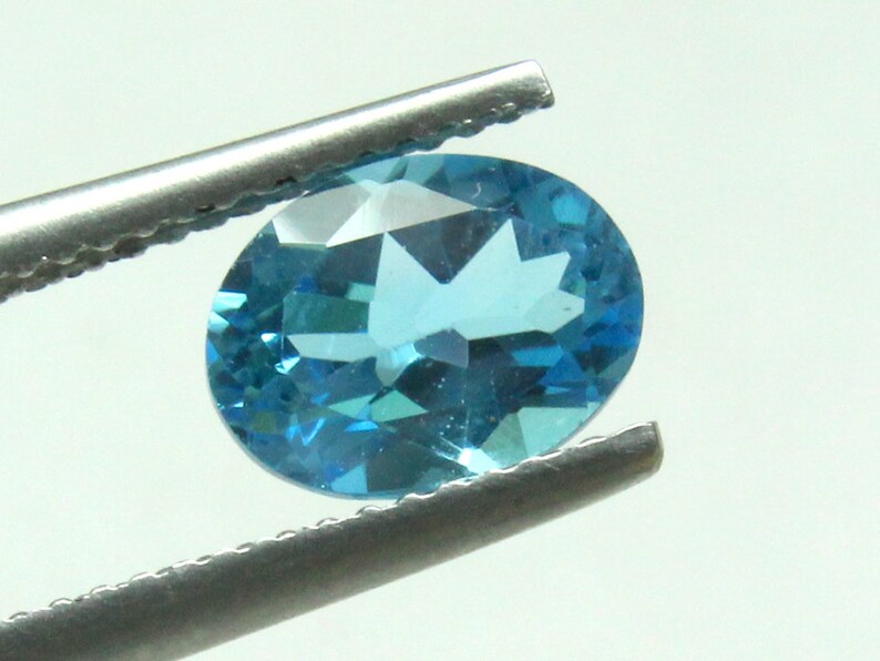 7x5mm Natural Blue Topaz Swiss Blue Topaz Blue Topaz - Etsy