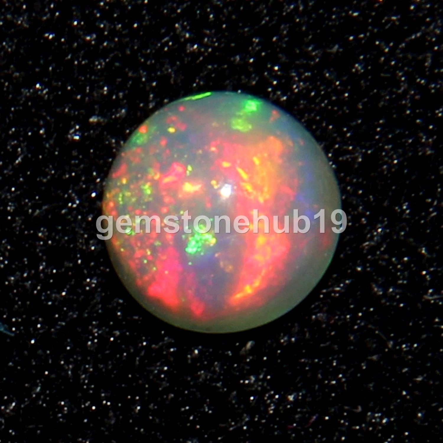 Genuine Opal-Calibrated Gemstone-Opal Cabochon-Welo Fire | Etsy