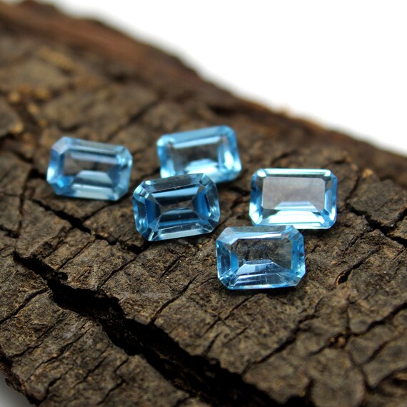 Natural Blue Topaz Swiss Blue Topaz Blue Topaz Blue - Etsy