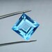 13x13 Mm 100% Natural Swiss Blue Topaz Faceted Square Loose - Etsy