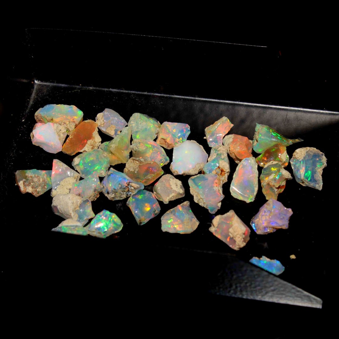 OPAL Raw Crystals /bulk Raw Opal / Rough Opal Lot/ Welo Opal/ AAA Grade ...