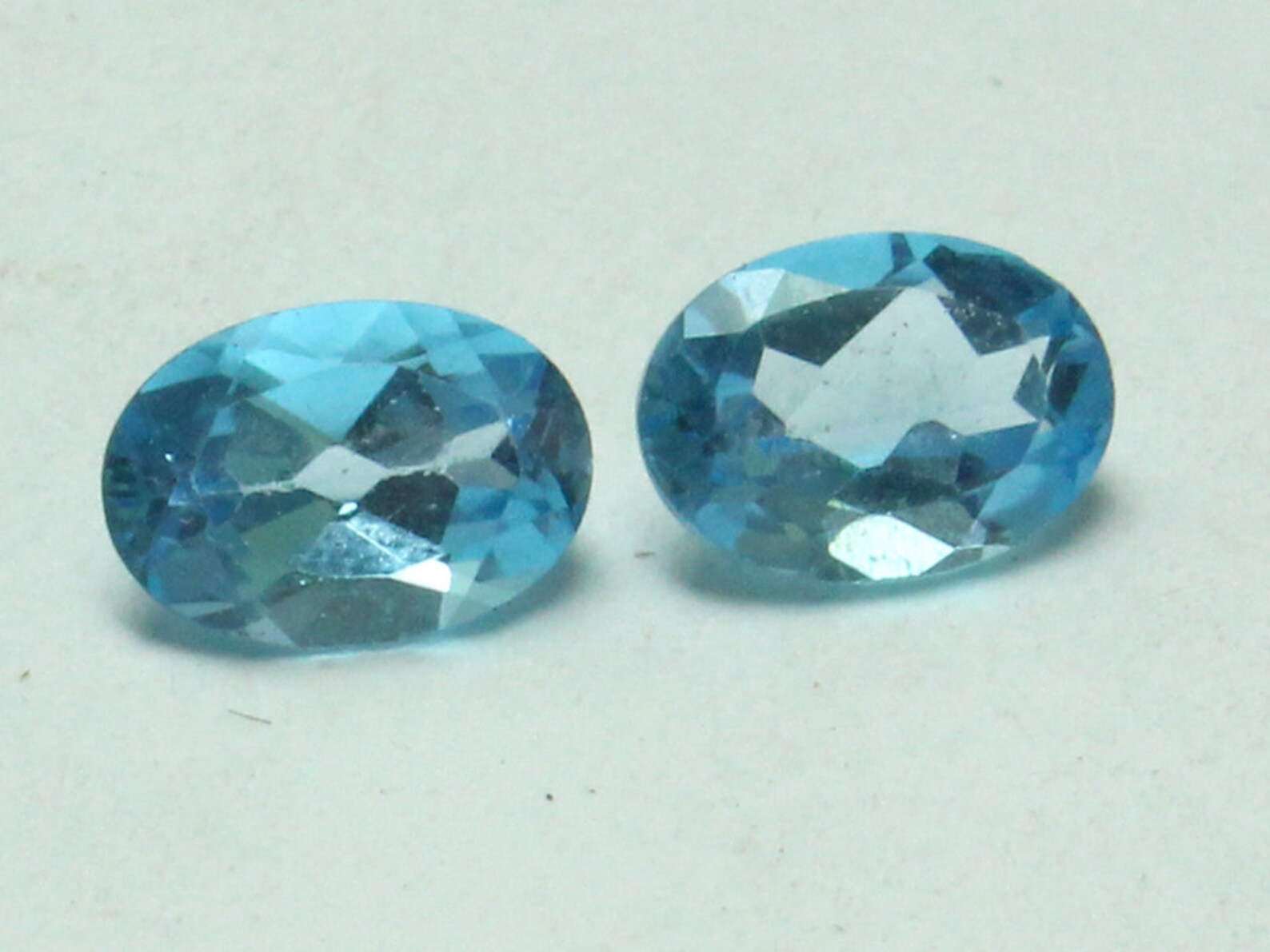 7x5mm Natural Blue Topaz Swiss Blue Topaz Blue Topaz - Etsy