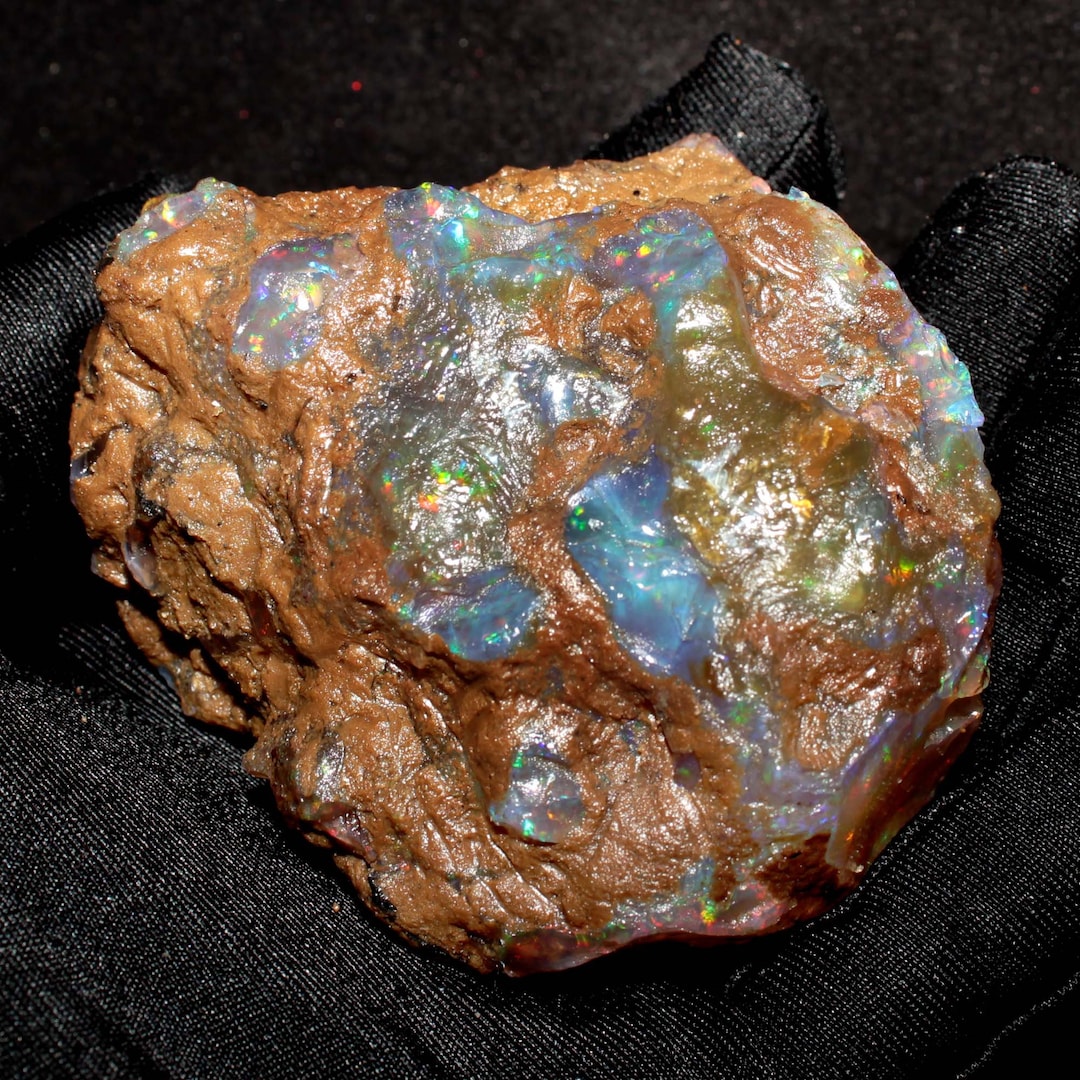 936 CTS, Opal Rough, FIRE OPAL Raw Crystal, Raw Ethiopian Opal,rough Welo Opal, Opal Gems for ...