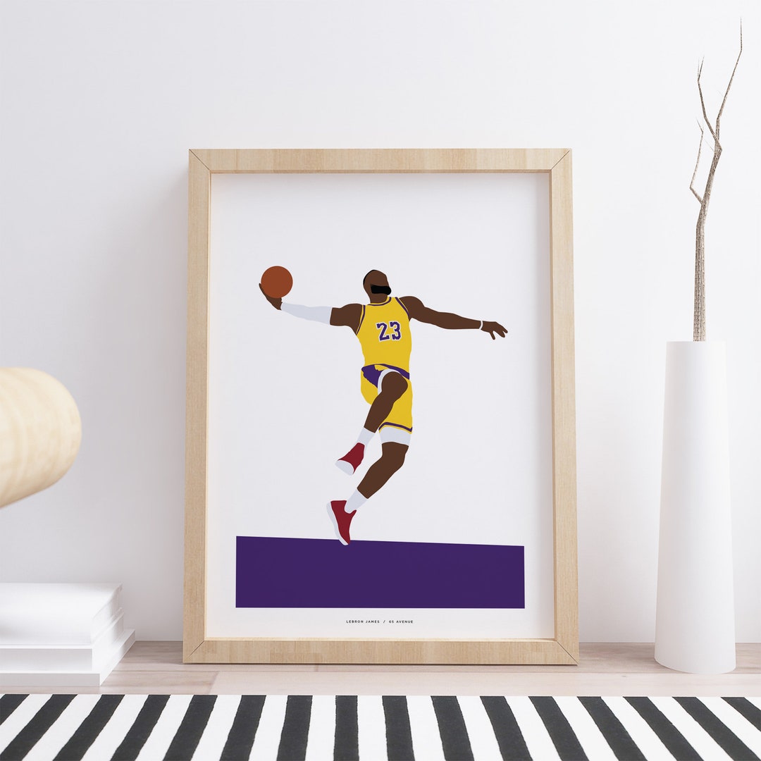 Lebron James Los Angeles Lakers NBA. Poster, Poster, Print - Etsy