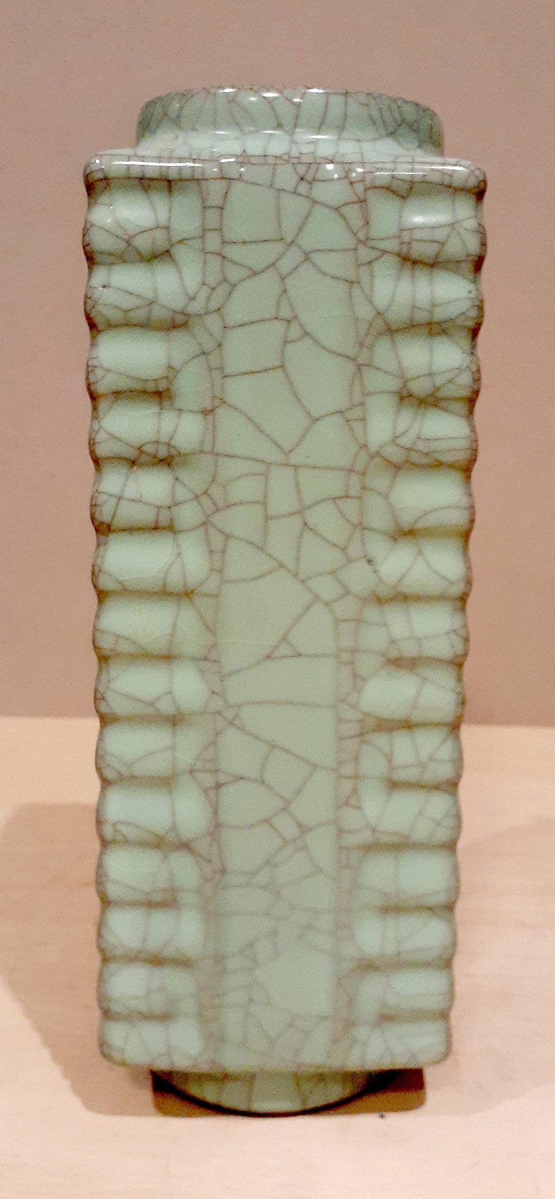 Chinese Porcelain Guan Yao Cong Vase - Etsy