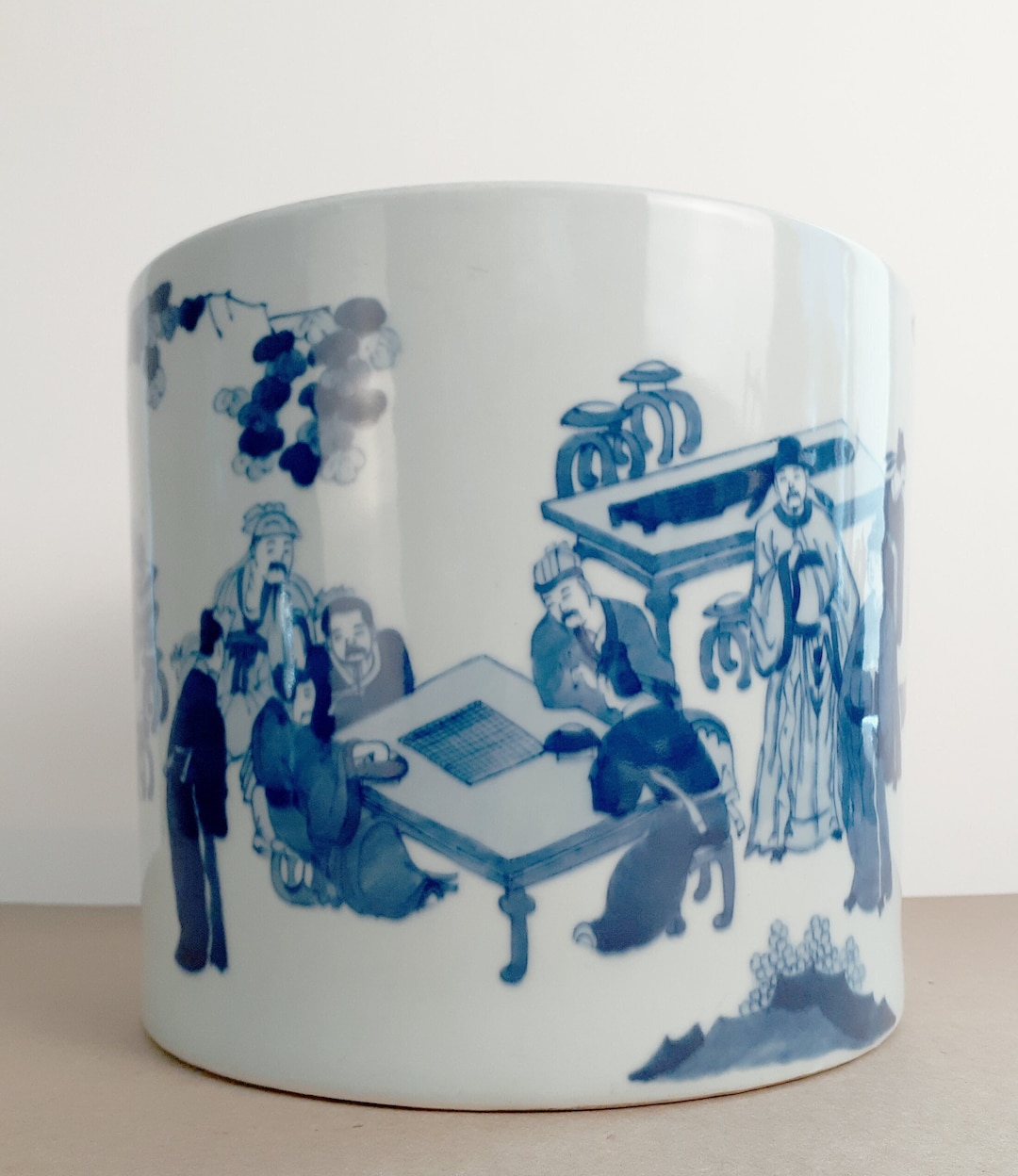 Chinese Porcelain Scholars Bitong - Etsy
