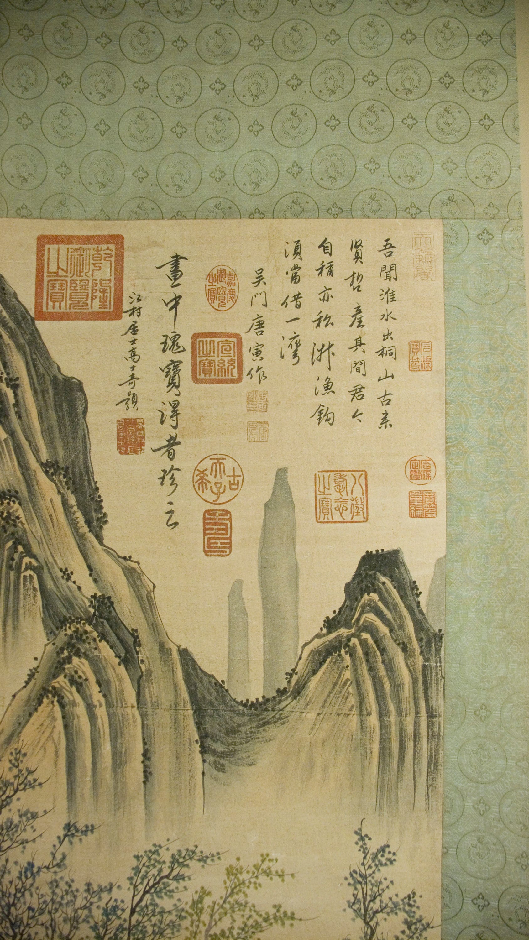 Chinese Landscape Scroll - Etsy