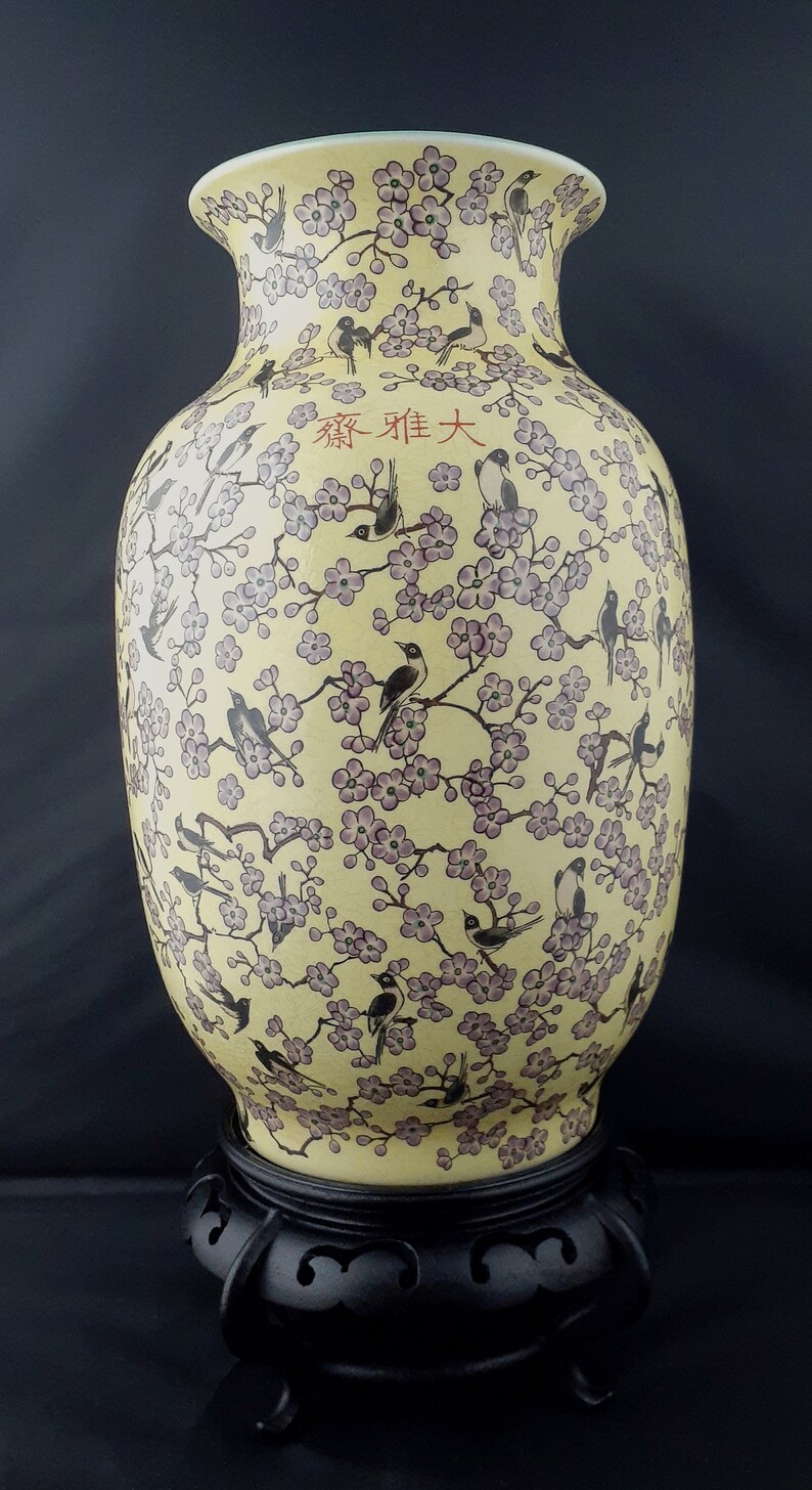 Chinese Porcelain Da Ya Zhai Huaniao Haitangzun - Etsy