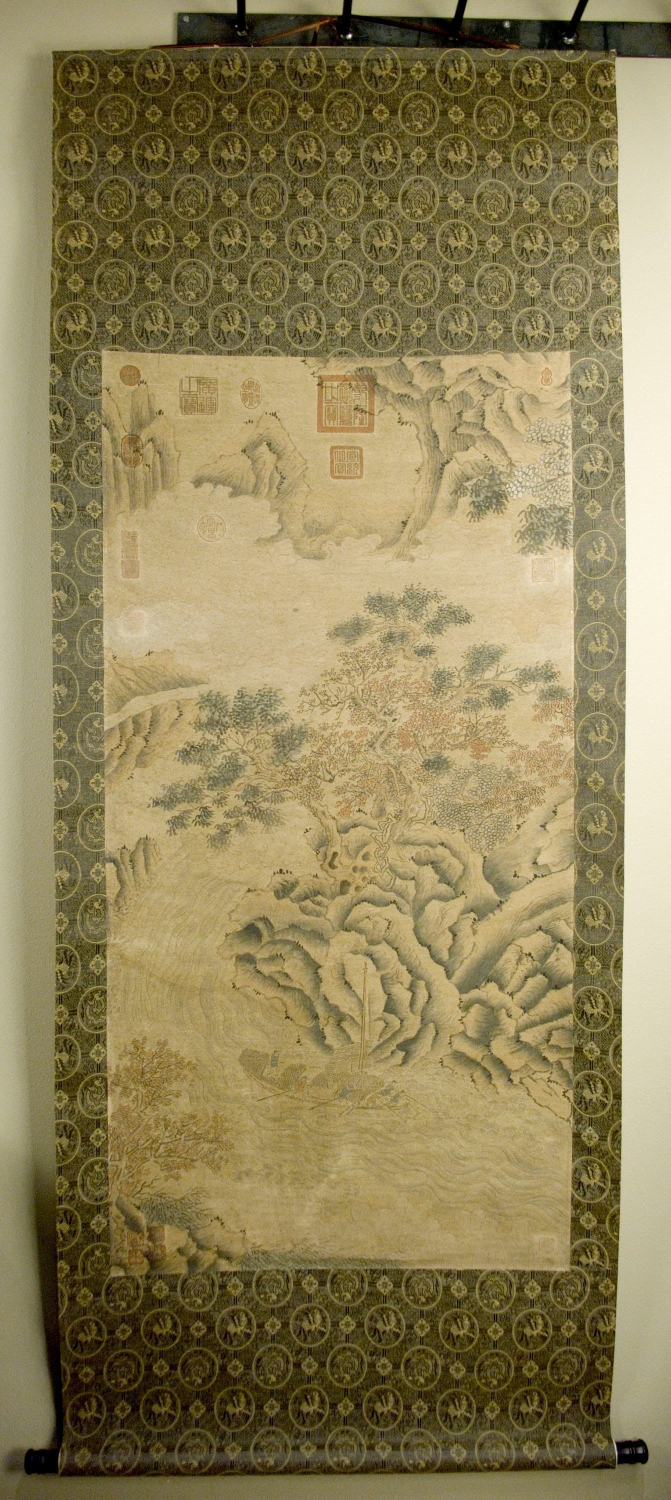 Chinese Landscape Scroll - Etsy