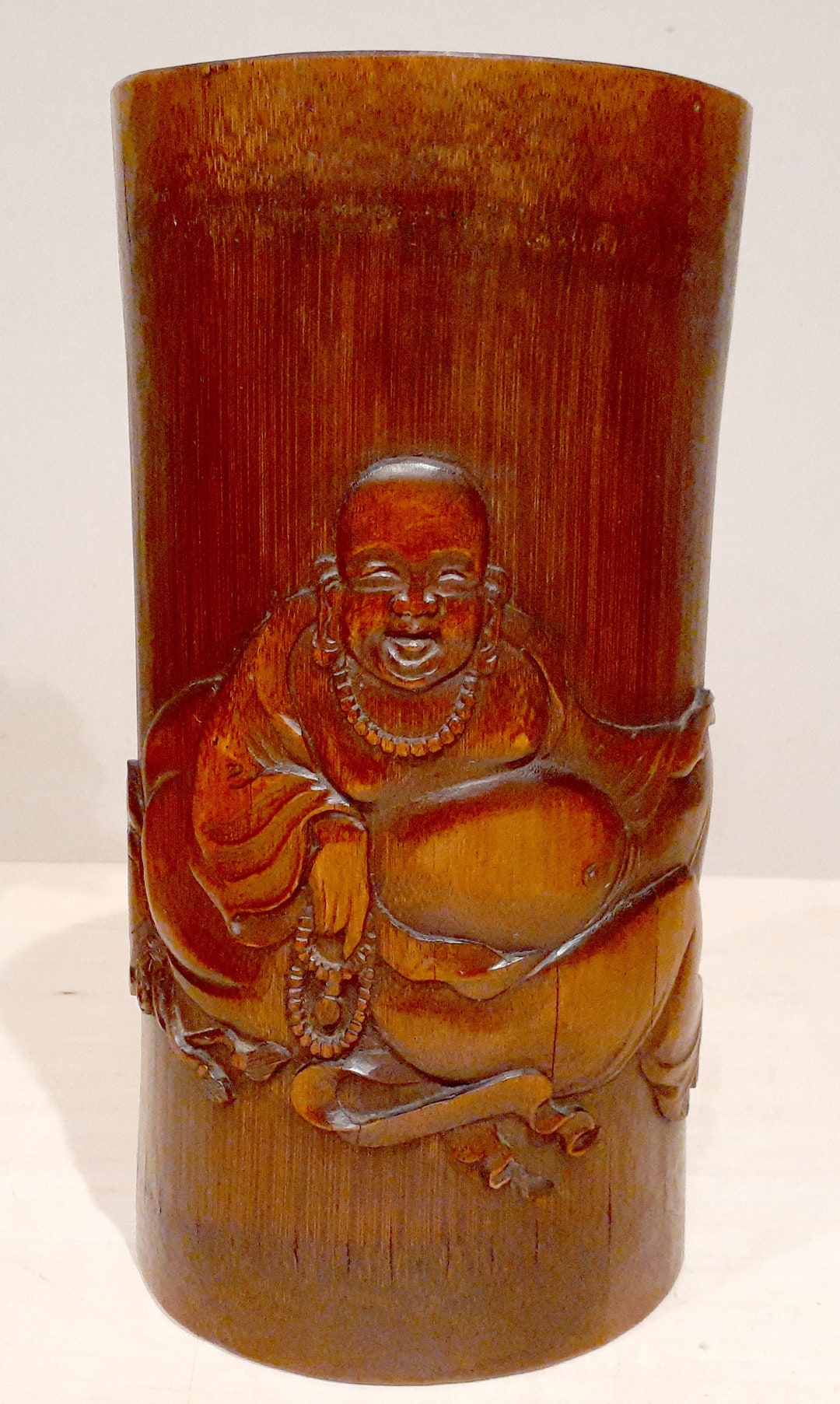 Chinese Bamboo Budai Bitong - Etsy