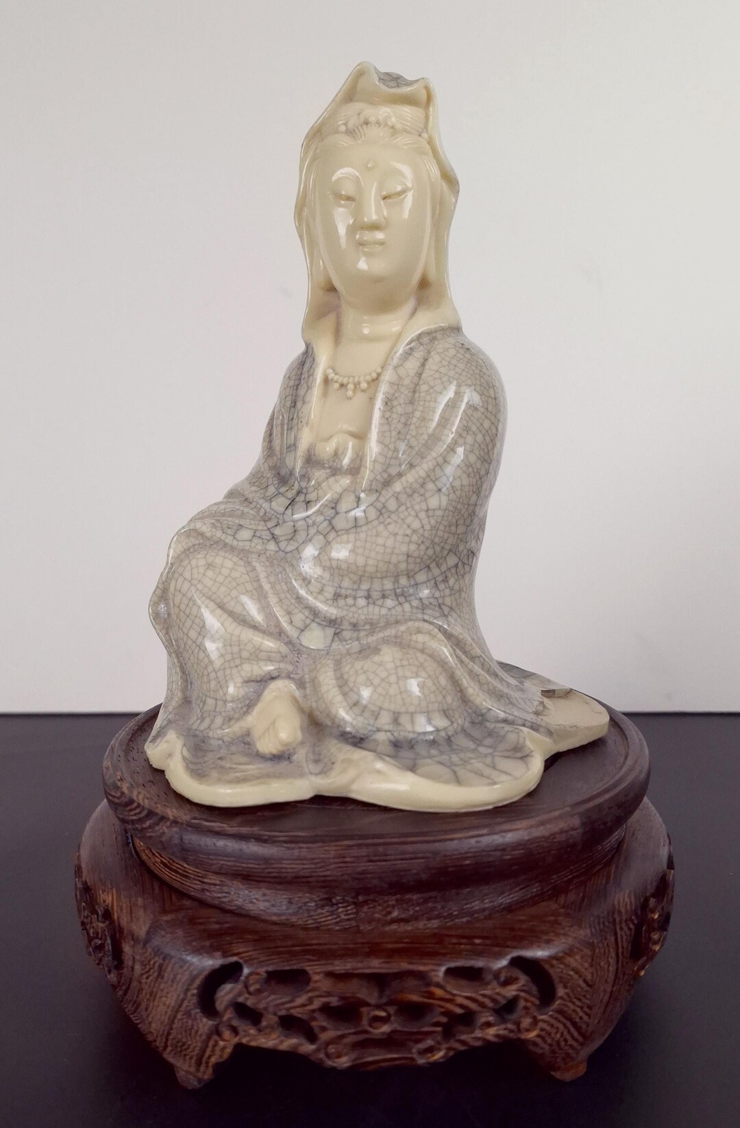 Chinese Guan Yao Porcelain Kuan Yin - Etsy