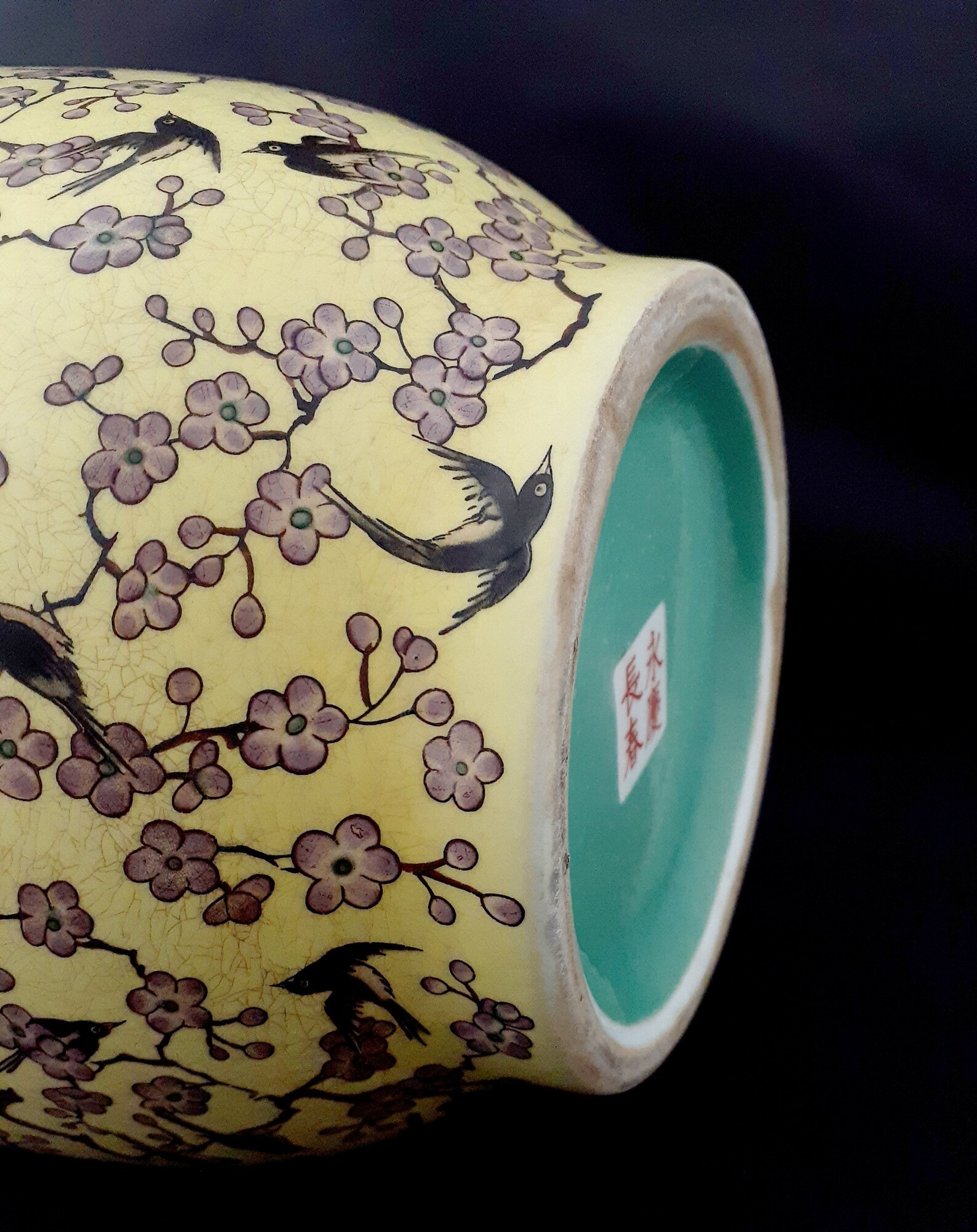 Chinese Porcelain Da Ya Zhai Huaniao Haitangzun - Etsy