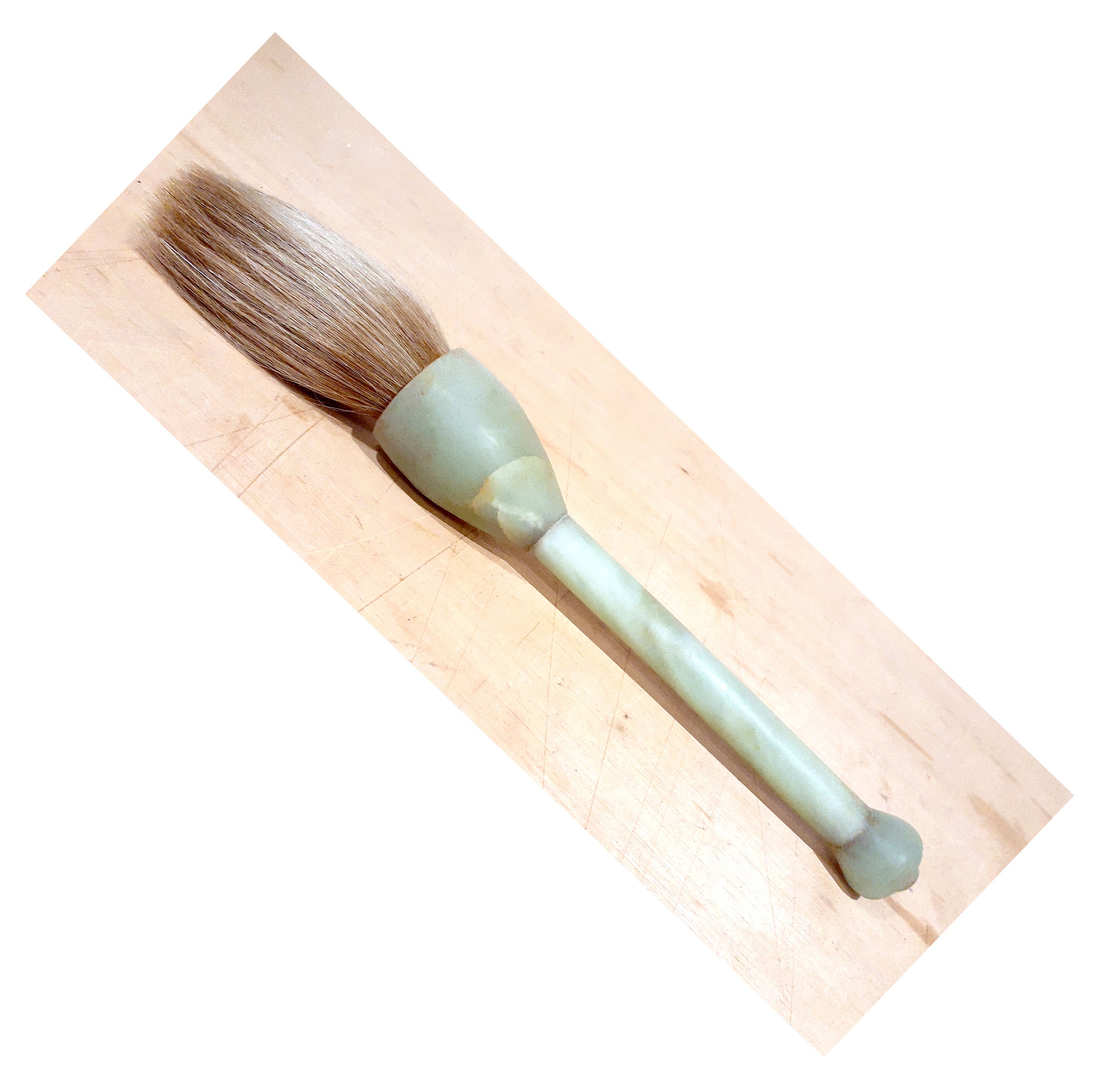 Chinese Solid Jade Calligraphy Brush - Etsy