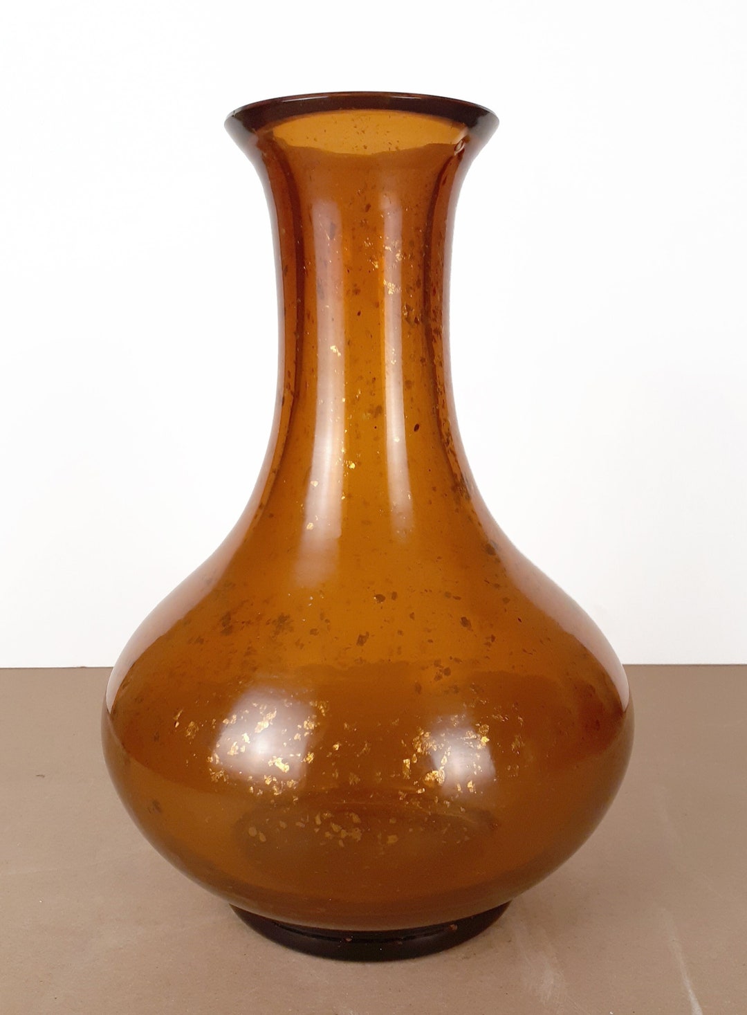 Chinese Peking Glass Gold Flake Yuhuchunping - Etsy