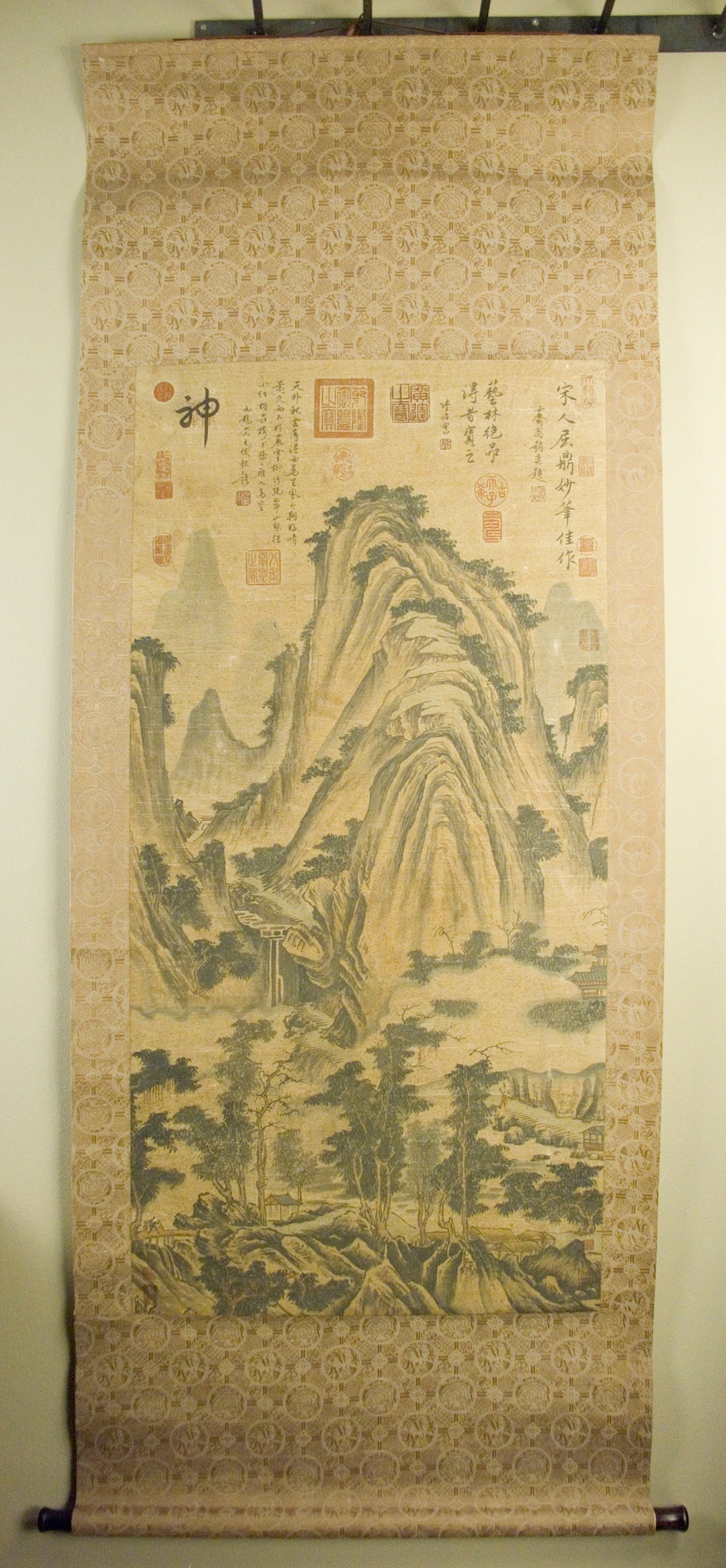 Chinese Landscape Scroll - Etsy