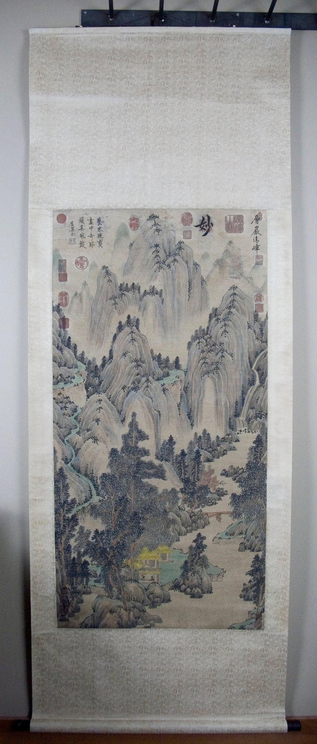 Chinese Landscape Scroll - Etsy