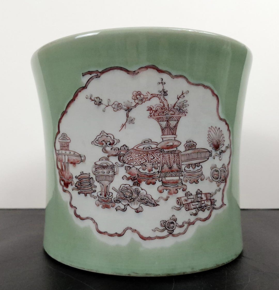 Chinese Porcelain Taoist Cartouche Bitong - Etsy