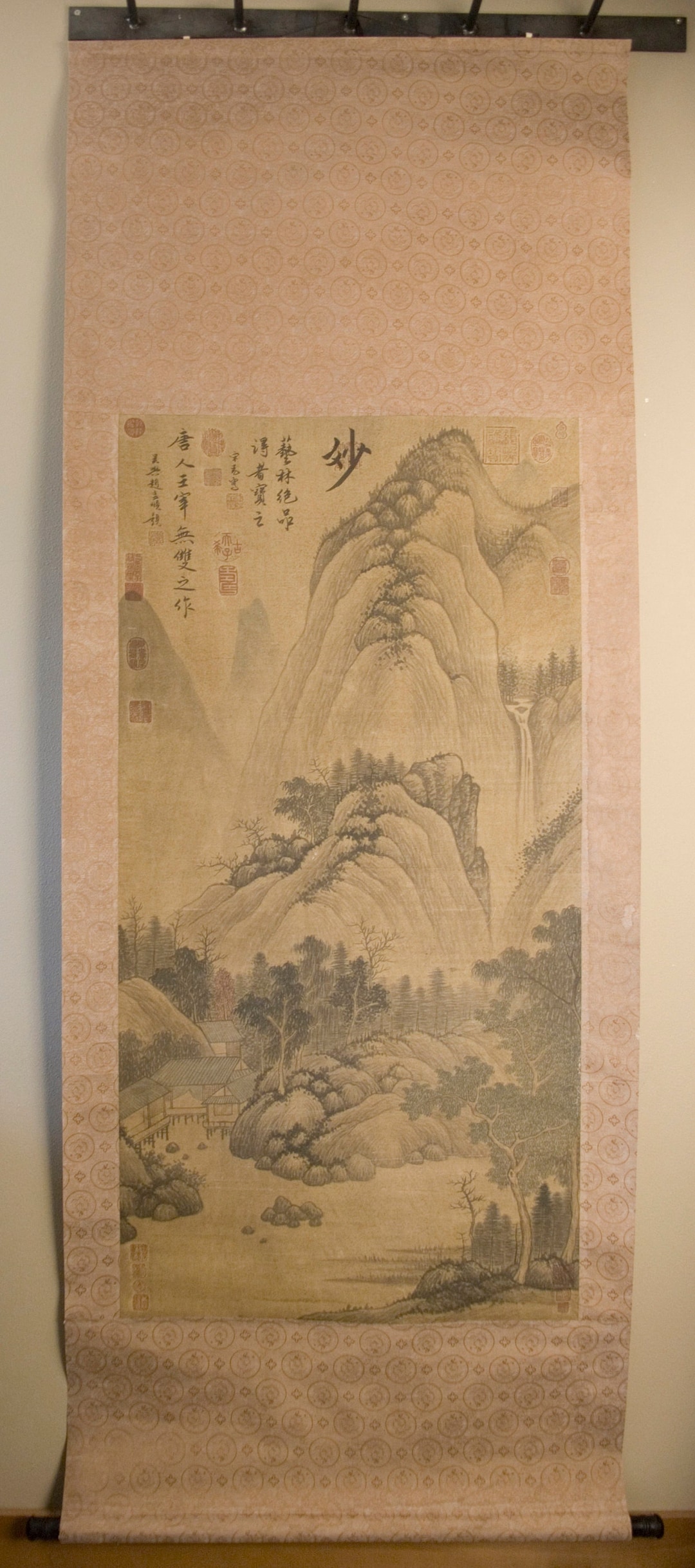Chinese Landscape Scroll - Etsy