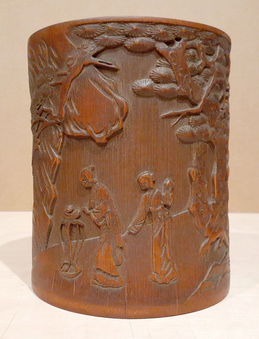 Chinese Bamboo Garden and Poem Bitong - Etsy