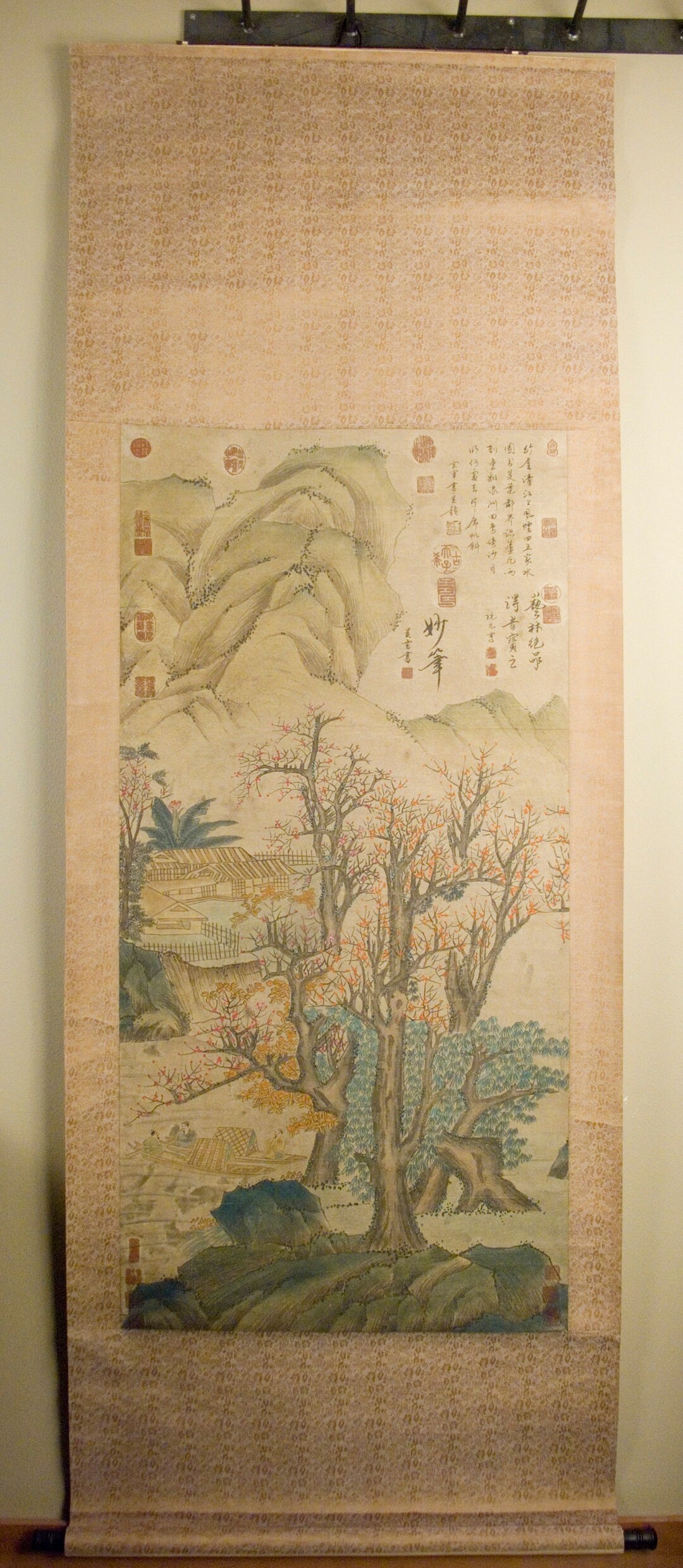 Chinese Landscape Scroll - Etsy