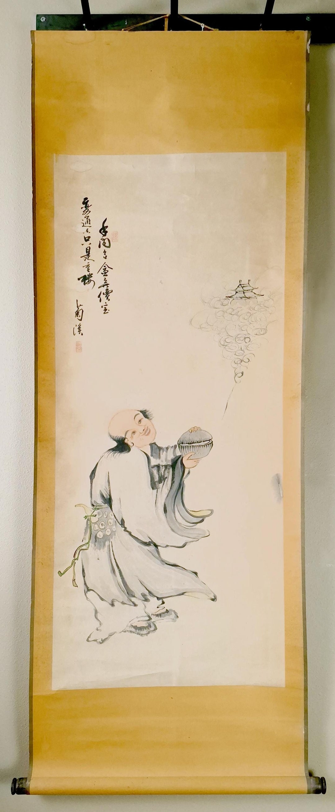 Japanese "dream of the Clamshell" Scroll - Etsy