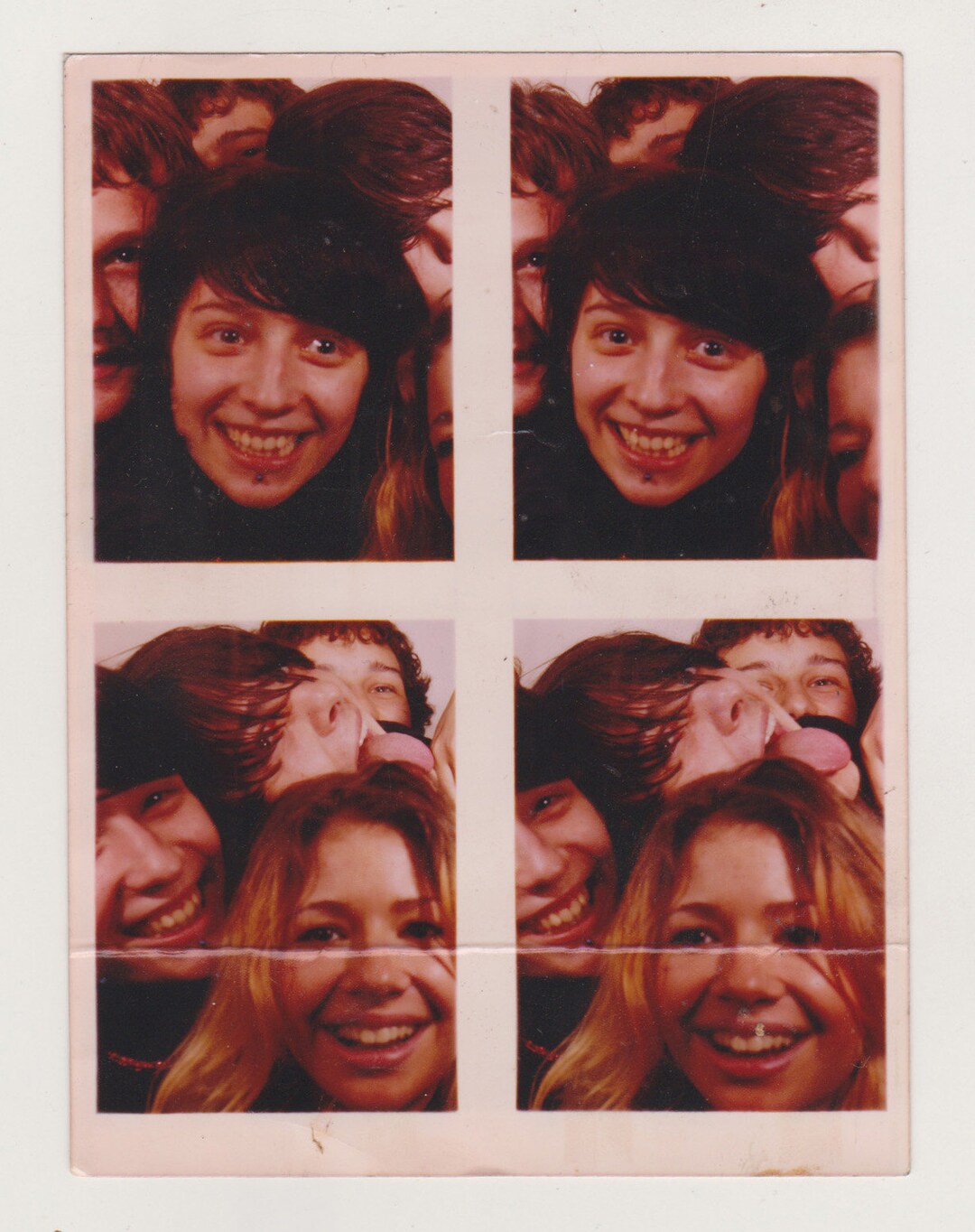 Girls Making Funny Faces in Photo Booth Abstract and Cool Vibes ...