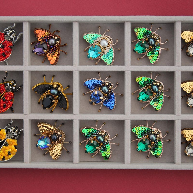 Beaded Insects - Etsy
