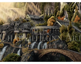 Rivendell Print Art | Etsy