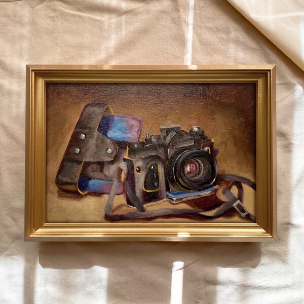 Camera Painting - Etsy
