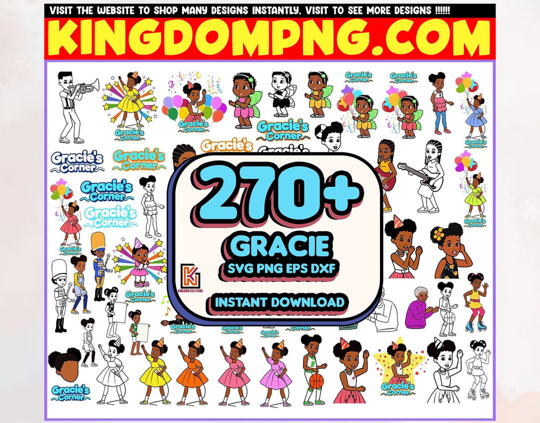 Gracies Corner Png Bundle Gracie Corner and Friends Png - Etsy