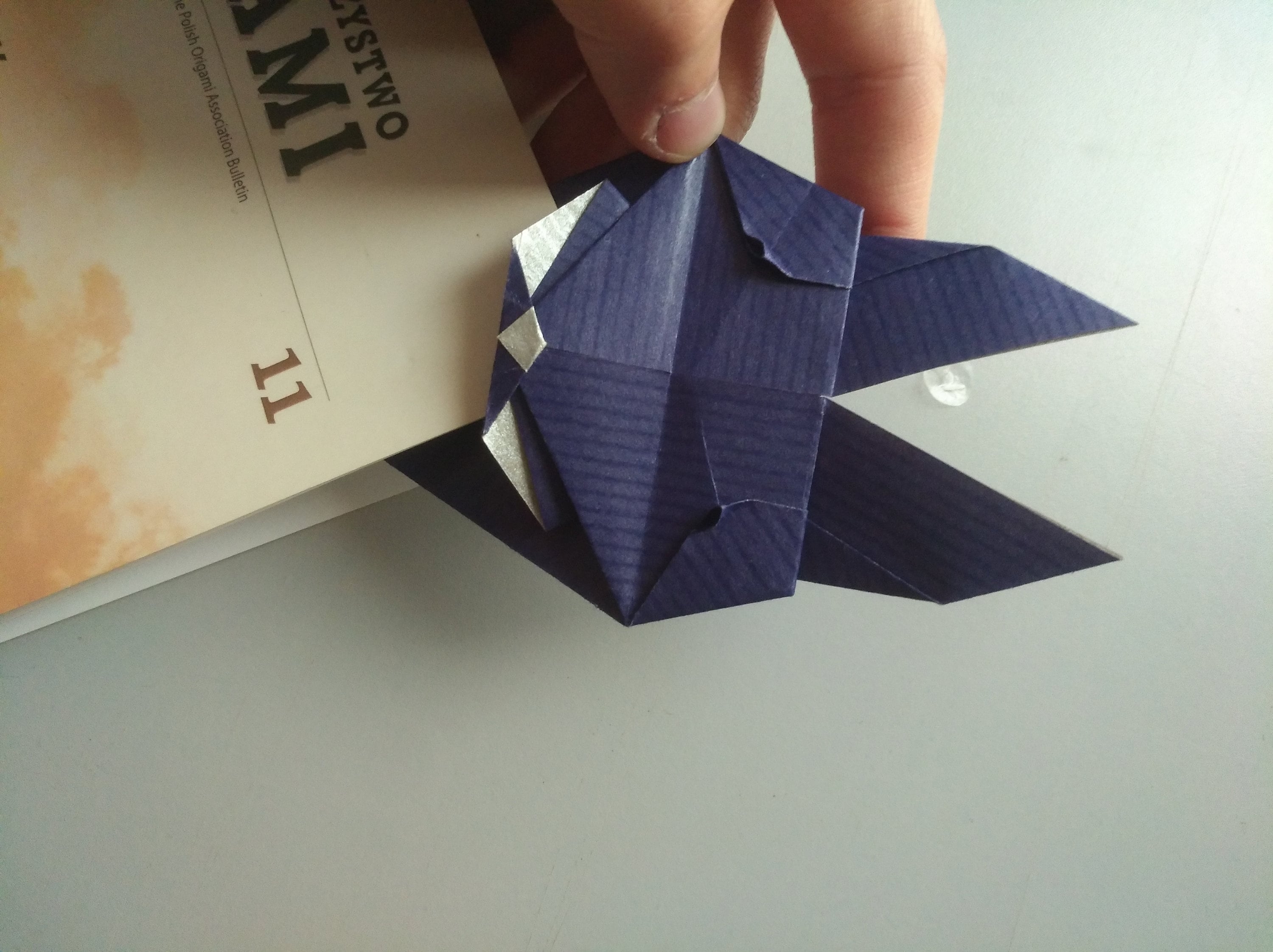 Handmade Origami Bookmark With a Rabbit Face. Perfect Gift for Books ...