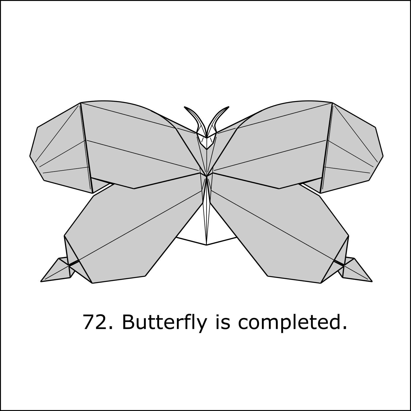 Origami Instructions Butterfly