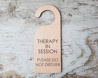 Therapy Session Door Sign - Etsy