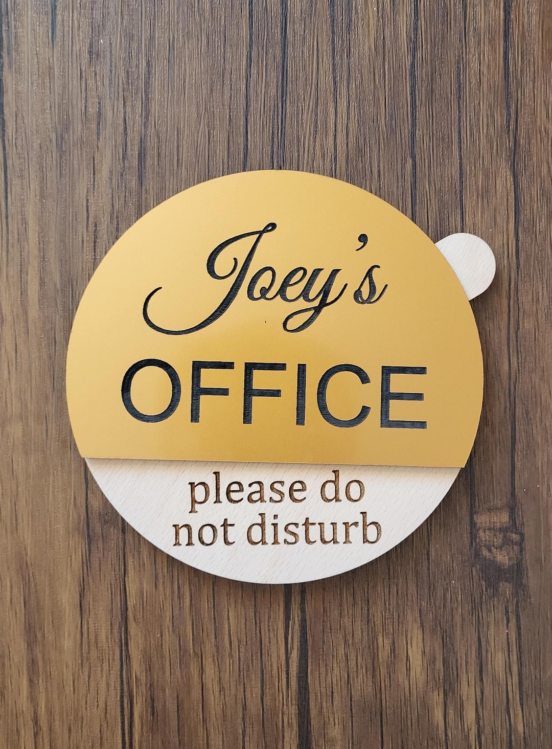 Custom Office Sign - Work From Home, Do Not Disturb, Meeting in ...