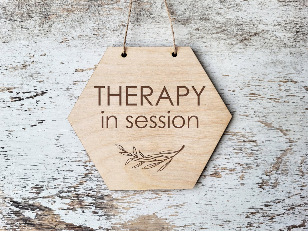 Therapy Sign / in Session Sign / Please Do Not Disturb / Custom Door ...