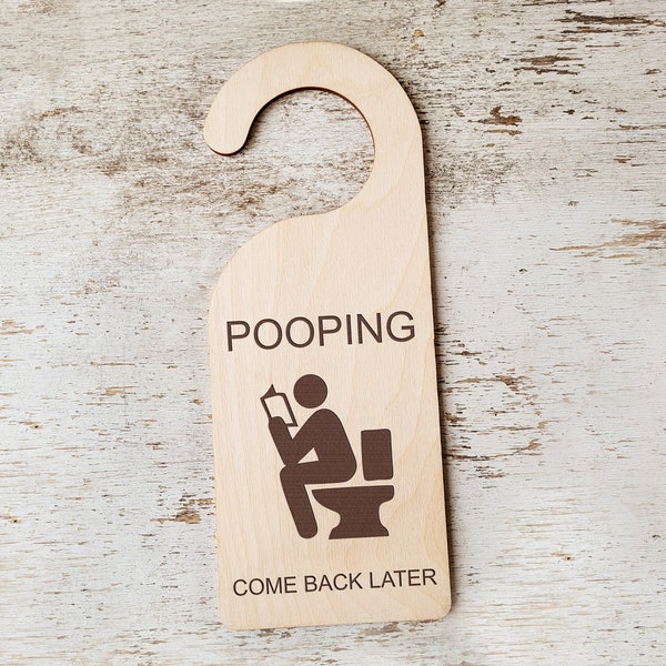 Custom Pooping Sign - Etsy