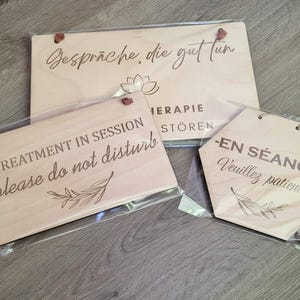 In Session Sign / Please Do Not Disturb / Custom Door Hanger / Therapy ...