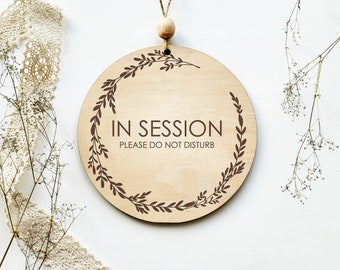 In Session Sign / in a Meeting Sign / in Session Sign / Do Not Disturb ...