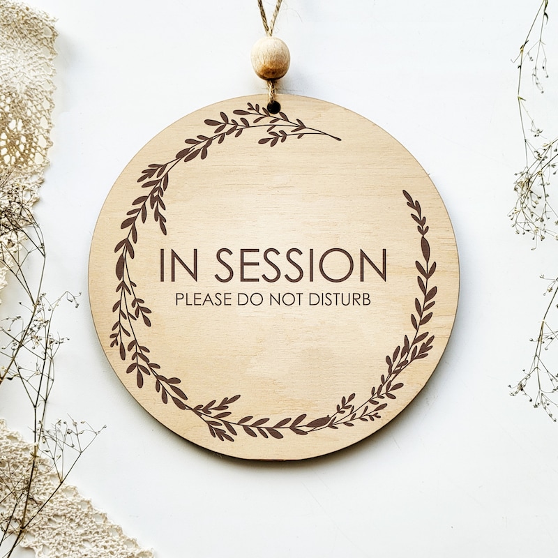 In Session Sign - Etsy