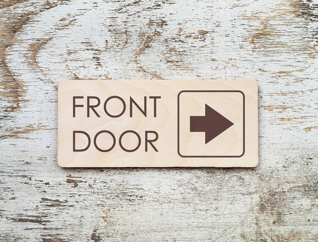 Directional Sign, Entrance Sign, Use Other Door Sign, Directional Sign ...