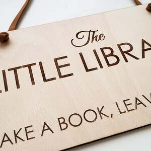 Little Library Sign, Library Decor, Library Sign, Take a Book Leave a ...
