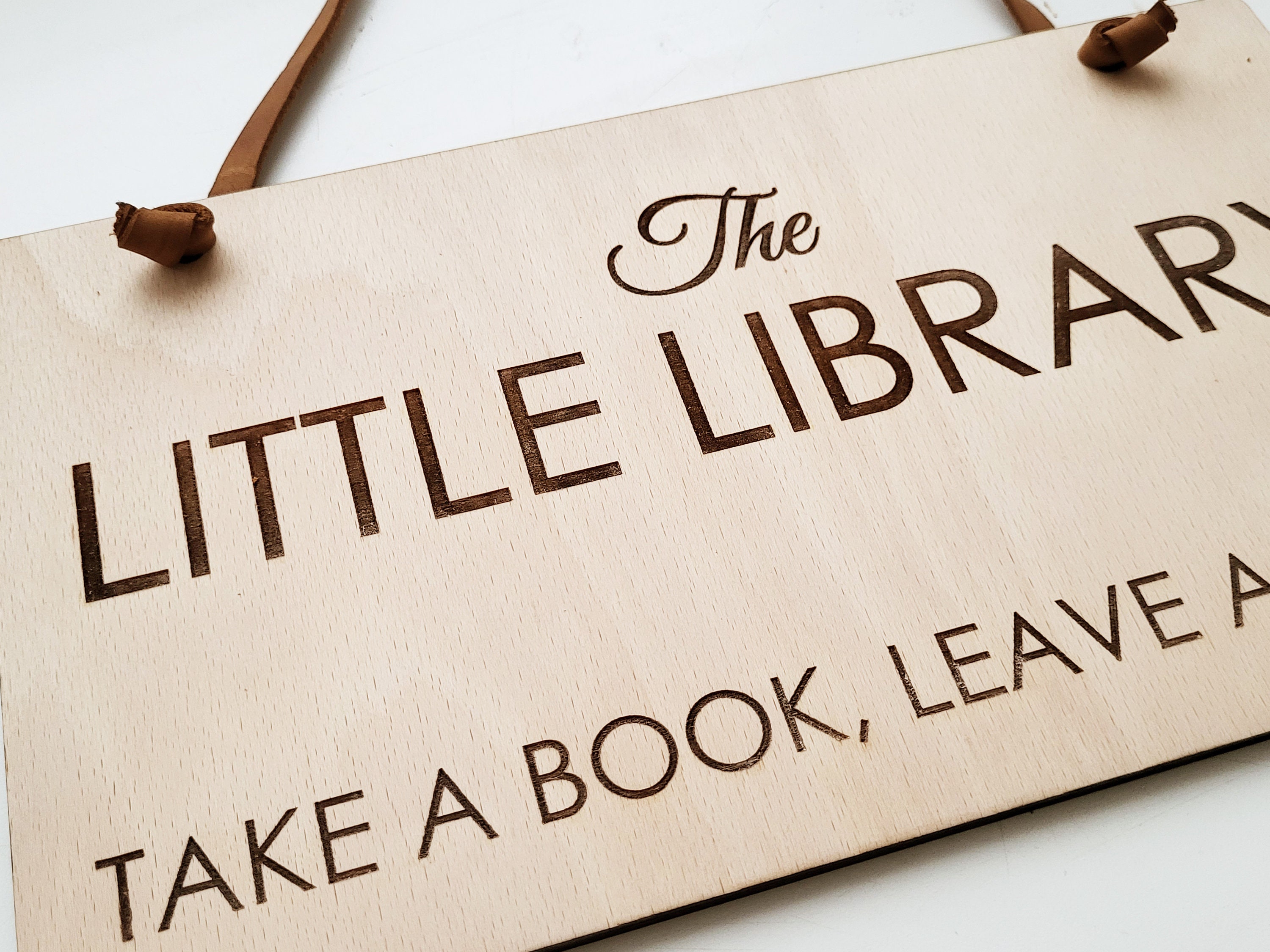 Little Library Sign, Library Decor, Library Sign, Take a Book Leave a ...