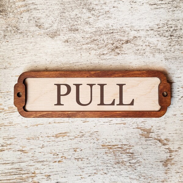 Do Not Pull Door Sign - Etsy