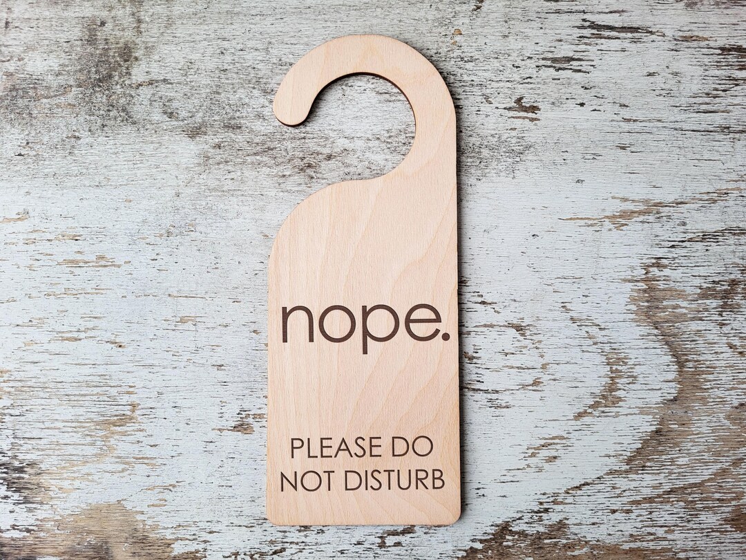 Do Not Disturb Office Door Sign - Meeting in Progress | Custom Door ...