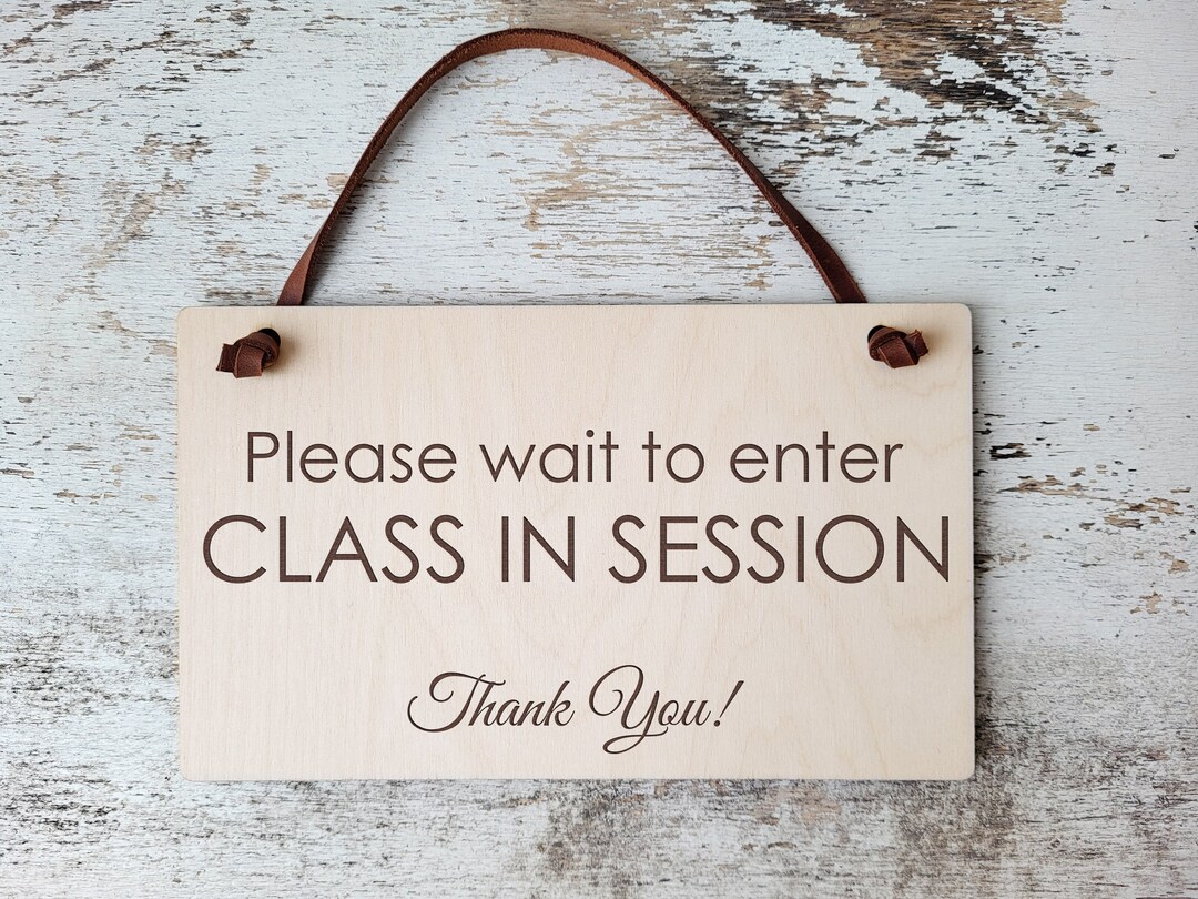 Back to School in Session Sign - Custom Classroom Door Hanger | Perfect ...