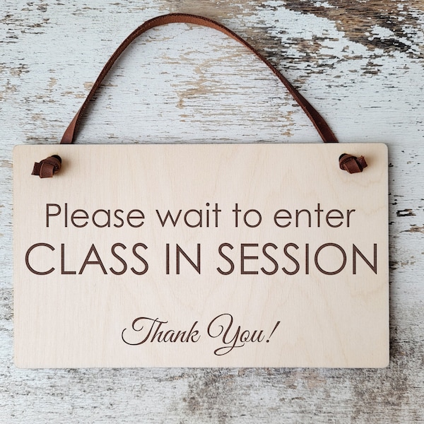 Class in Session Do Not Disturb Sign - Etsy