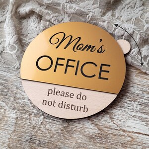 Custom Office Sign - Work From Home, Do Not Disturb, Meeting in ...