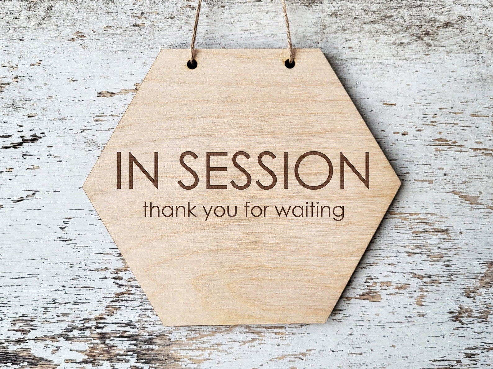 In Session Sign / Please Do Not Disturb / Custom Door Hanger / Therapy ...
